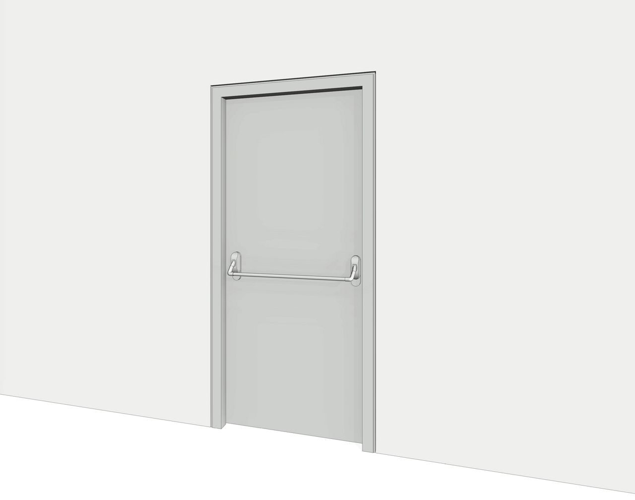 Steel door NFR-EI30 / Access control | ASSA ABLOY